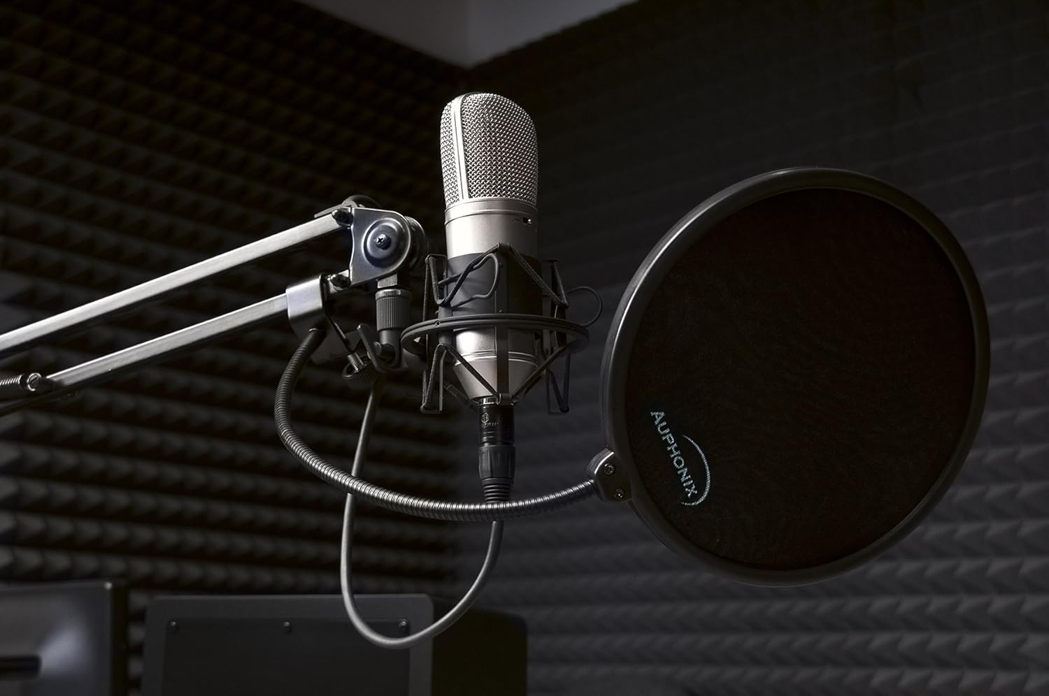 Desk-Mounted Microphone Arm – Double-Strength Springs to support ...