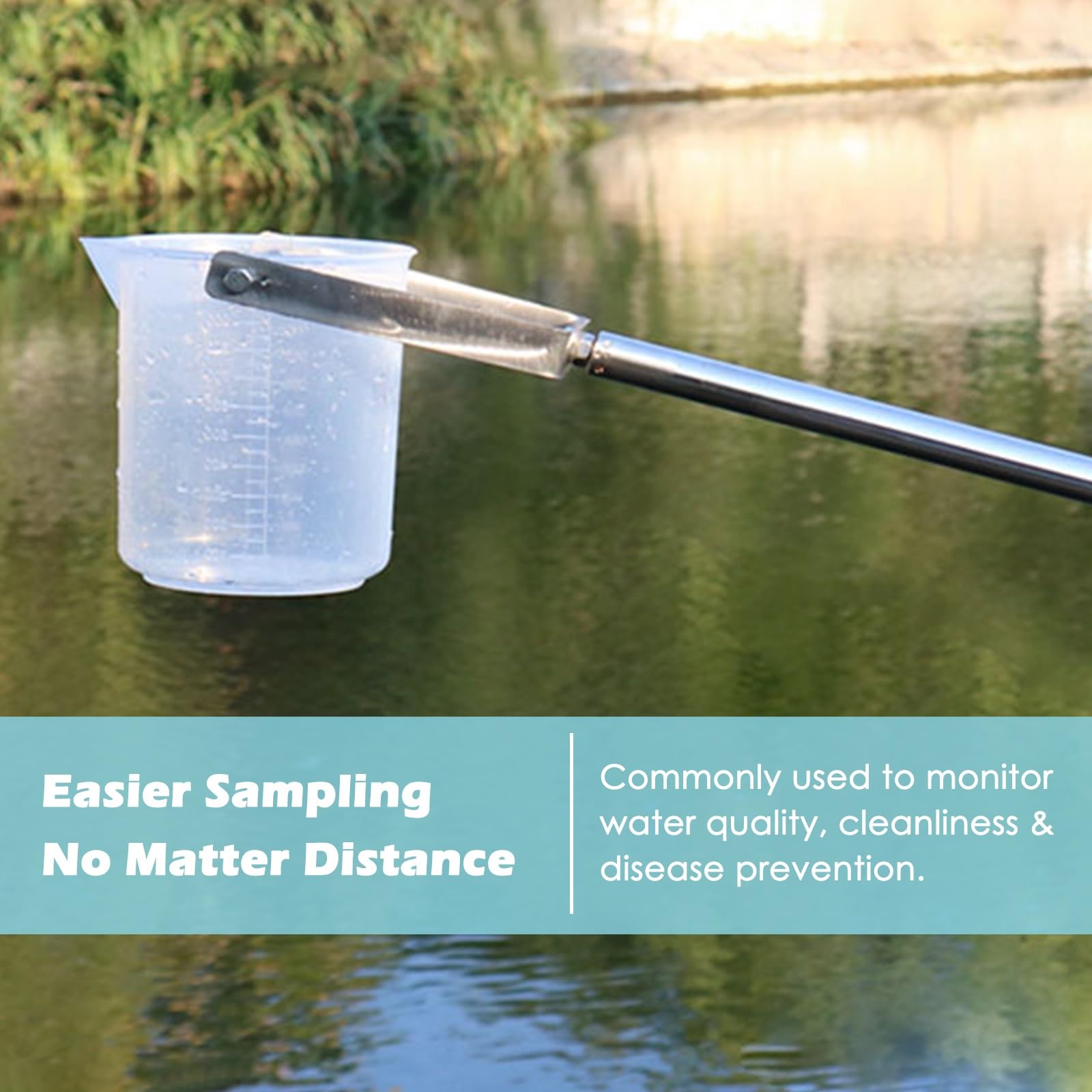 Telescopic Water Sampler Dipper Stainless Steel Rod, River Water ...