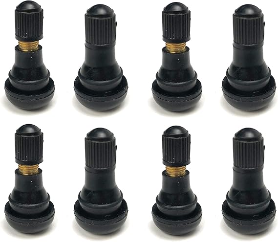 Amazon.com: BLACKHORSE-RACING 25 Pack TR412 Rubber Tire Snap-in Short ...