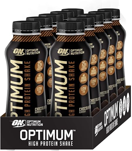 Optimum Nutrition Protein Shakes Chocolate Ready To Drink 25g High ...