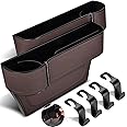 Amazon.com: XR MARKET Upgrade 2 Pack Car Seat Gap Filler Organizer with Adjustable Cup Holder ...