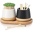 Amazon.com: FreeJac Set of 2 Ceramic Match Holder with Striker - Match ...