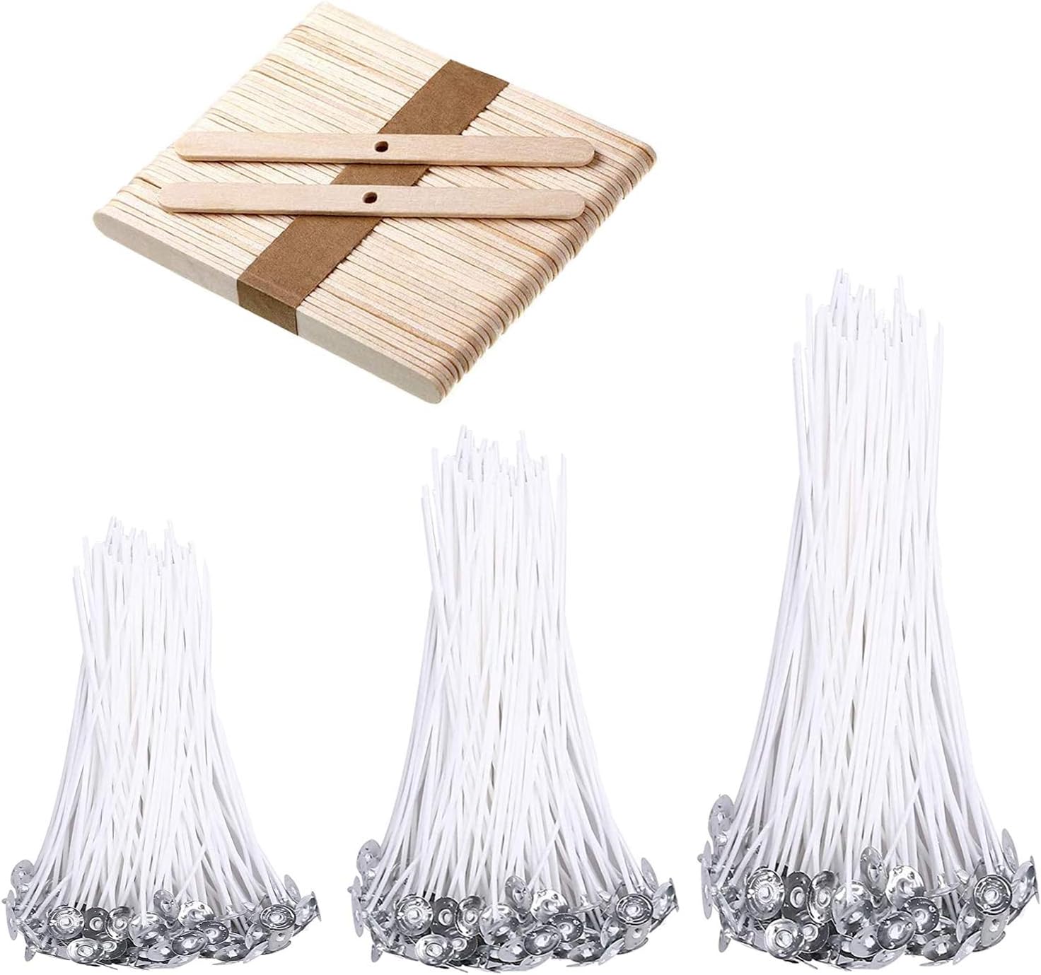 Amazon.com: BEADNOVA Candle Wicks Set 150 Pcs Candle String Cotton ...