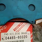 Amazon.com: Toyota Genuine Parts 04465-02070 Front Brake Pad Set ...