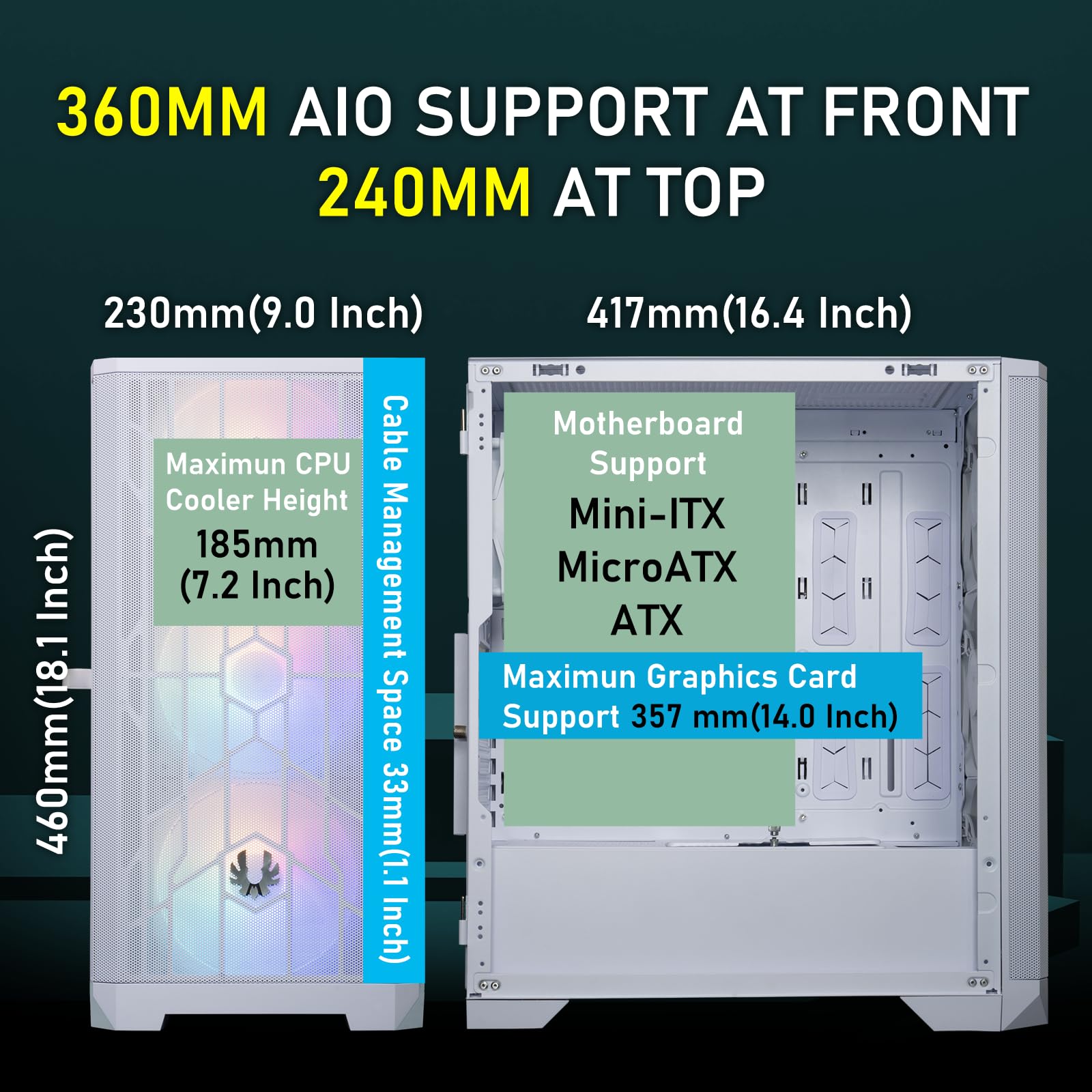 Mua BitFenix Nova Mesh SE 4ARGB High Airflow PC Gaming Case Premium ...