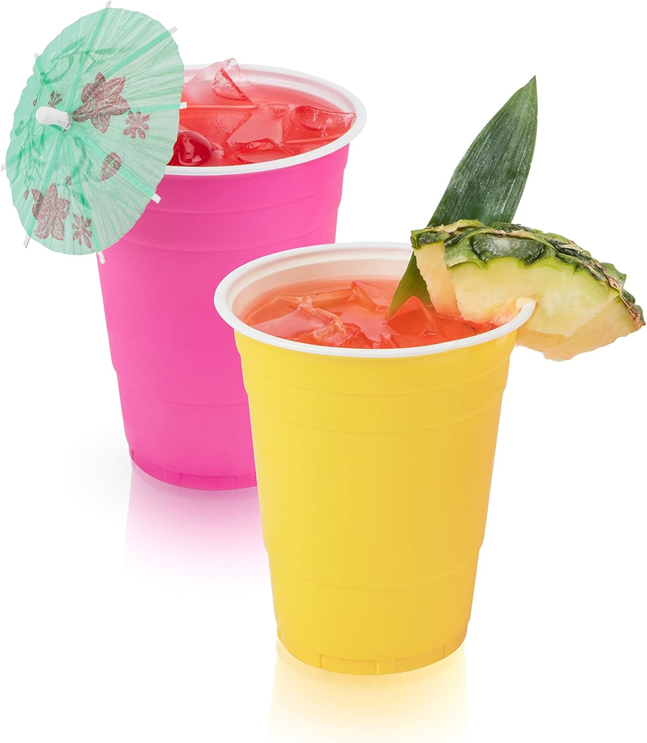 Amazon.com: TRUE 7172 Party 16 oz Graphic Color Plastic Cups ...