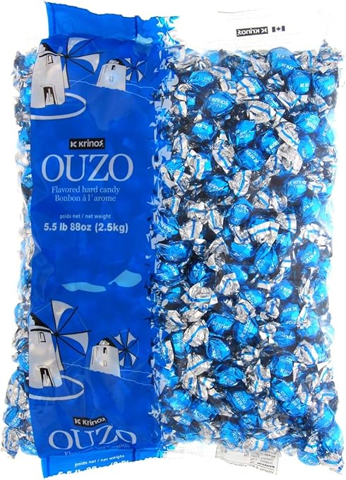 Krinos Ouzo Flavored Hard Candy - 5.5lb Bag: Amazon.ca: Grocery