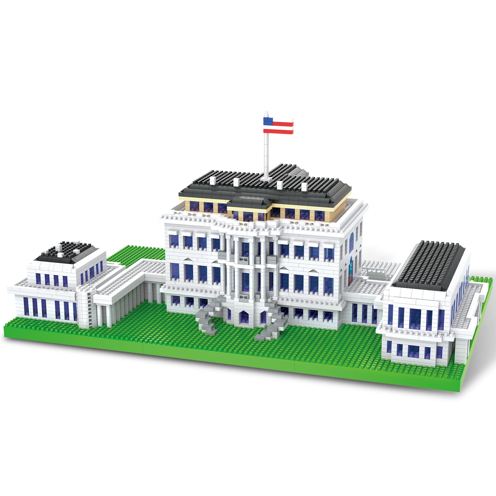 CuteMelon Micro Building Blocks The White House Architecture Set Mini ...