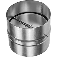 Amazon.com: Draft Blocker 5 Inch - Backdraft Damper - Draft Stopper ...