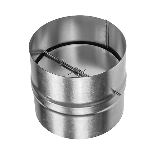 Repa Market 4 Inch Backdraft Damper – Galvanized Steel Draft Blocker ...