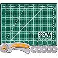 Amazon.com: WA Portman Self Healing Cutting Mat & Rotary Cutter for Fabric Set - 9x12 Inch ...