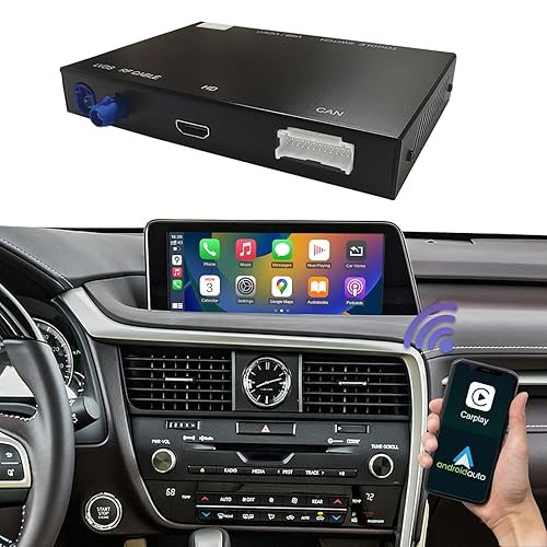 Road Top Wireless Carplay Android Auto for Lexus NX RX is ES GS RC CT ...
