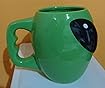 Amazon.com | 3D Aliens Cup Ceramic Cup Cool Mysterious UFO Conspicuous ...