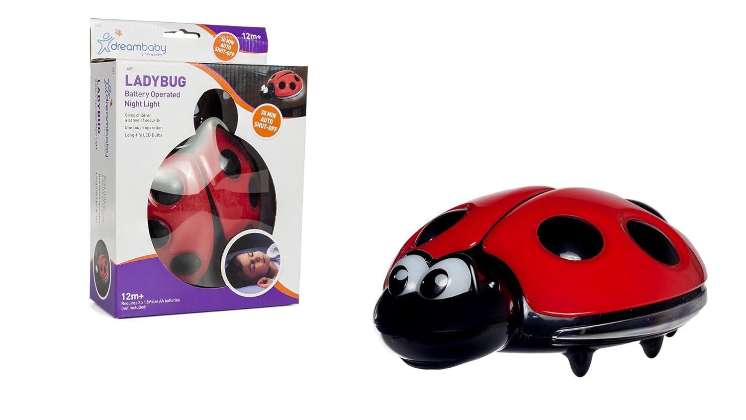 Dreambaby L689 Lady Bug Night Light by Dreambaby: Amazon.co.uk: Toys ...