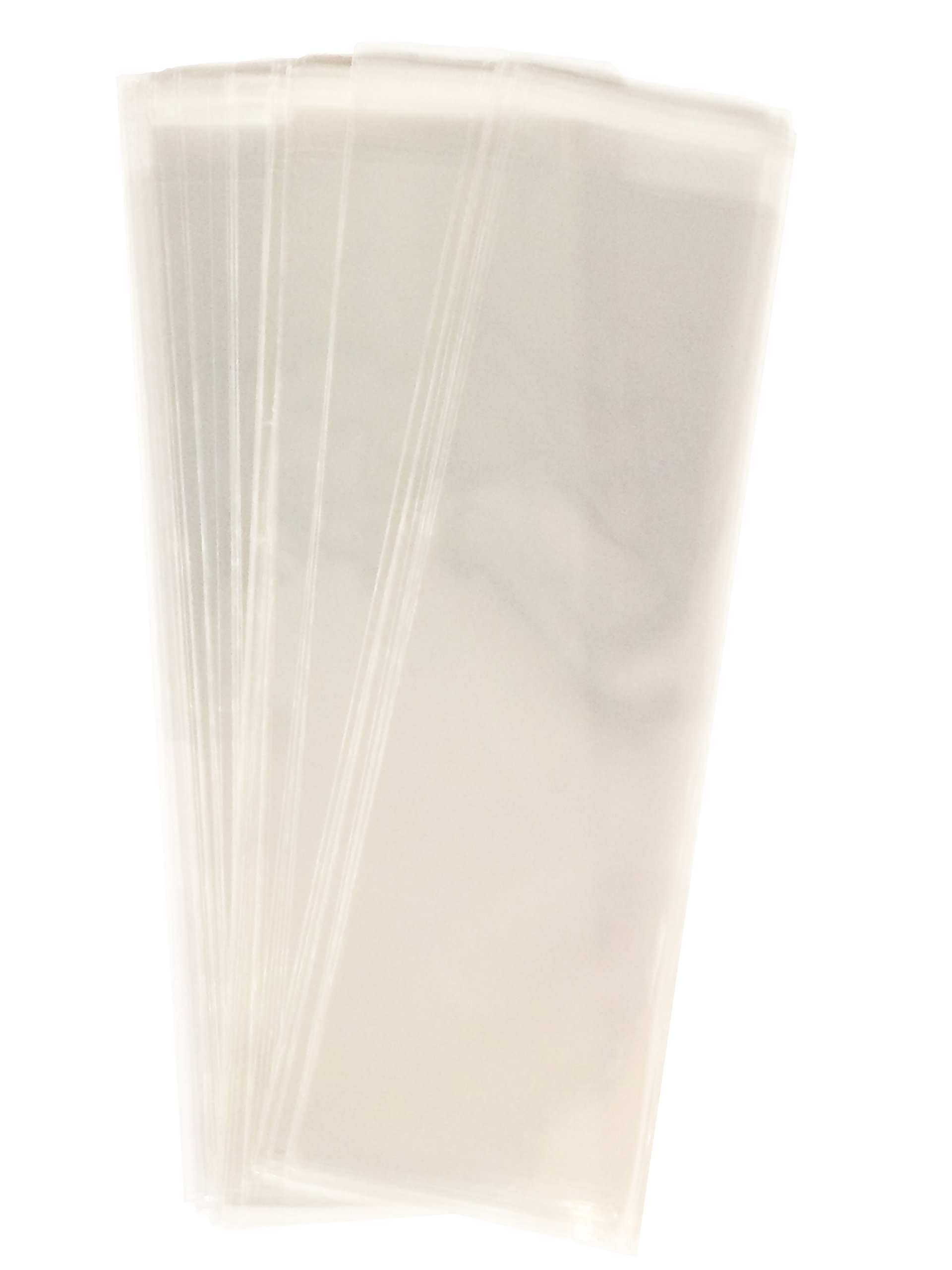 Amazon.com: 2.5" x 8'' inches Long Food Safe Adhesive Self-Sealing Resealable Clear Plastic Flat ...