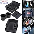 Amazon.com: Center Console Organizer Tray Cup Holder Insert 4PCS ...
