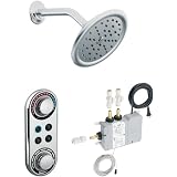 Moen TS296BN ioDIGITAL Vertical Spa Kit with Valves, Brushed Nickel ...