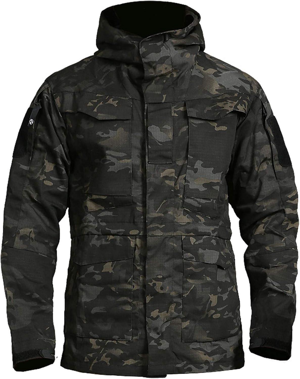 Chaqueta Militar Impermeable para Hombre Chaqueta Cortavientos cálida ...