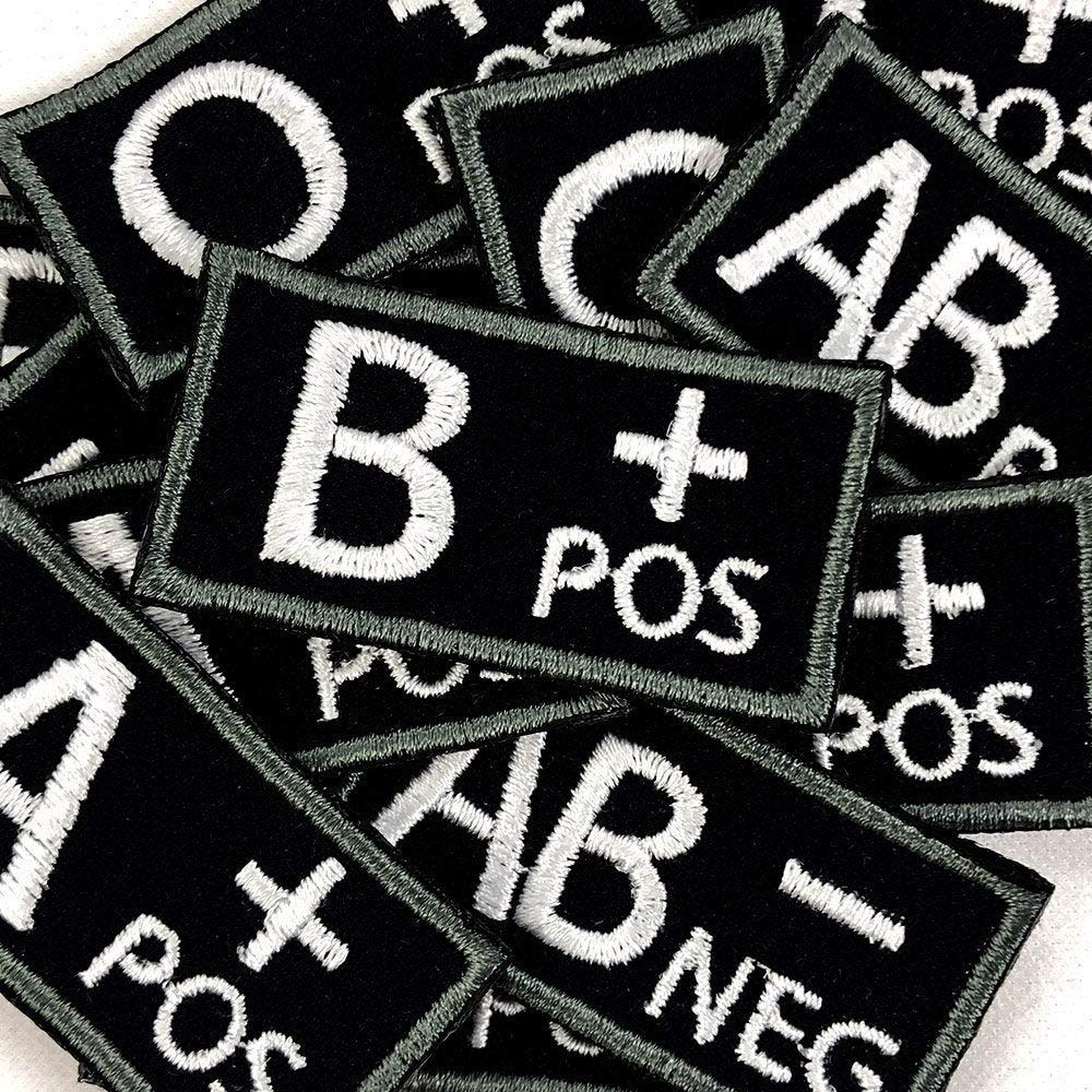 Blood Type Patches A+/A-/B+/B-/0+/0-/AB-/AB Medical Blood Type ...