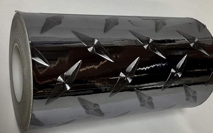 Amazon.com: Diamond Plate Vinyl Tape, with Self-Adhesive (Black, 2 inch ...