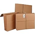 Amazon.com : 3 Packs Expanding File Pockets with Flap,Heavy Duty ...