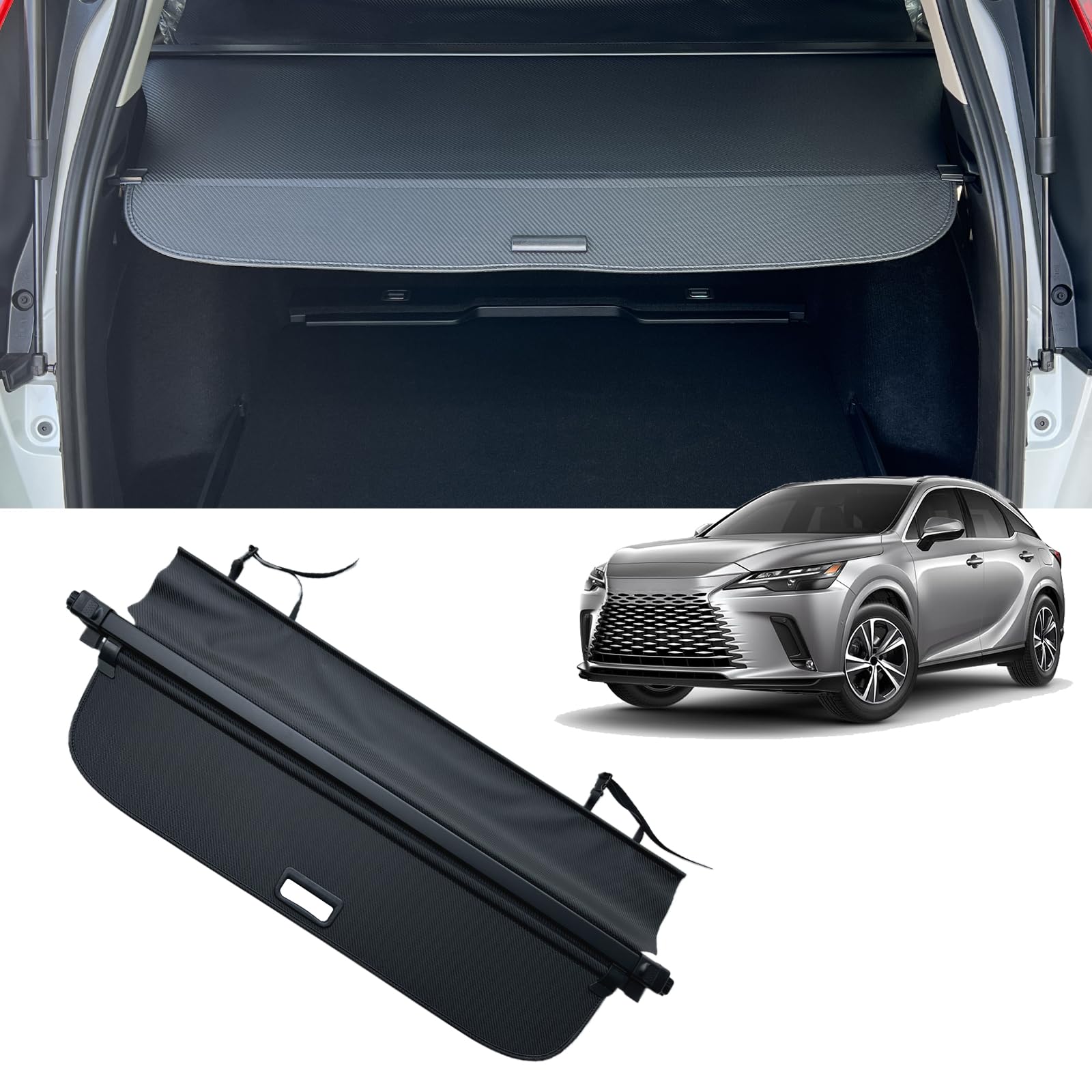 AUXKO Retractable Cargo Cover for Lexus RX RX350 RX450h+ 2025-2023 ...