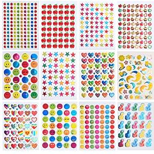 Amazon.com : Coopay 7060 Pieces Teacher Stickers for Kids, Reward ...
