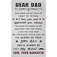 Amazon.com : Viayen Father's Day Dad Card - Birthday Gifts for Dad from Daughter - Awesome ...