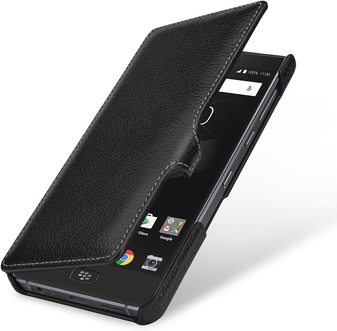 StilGut BlackBerry Motion Case, Book Type Leather Flip Case for ...