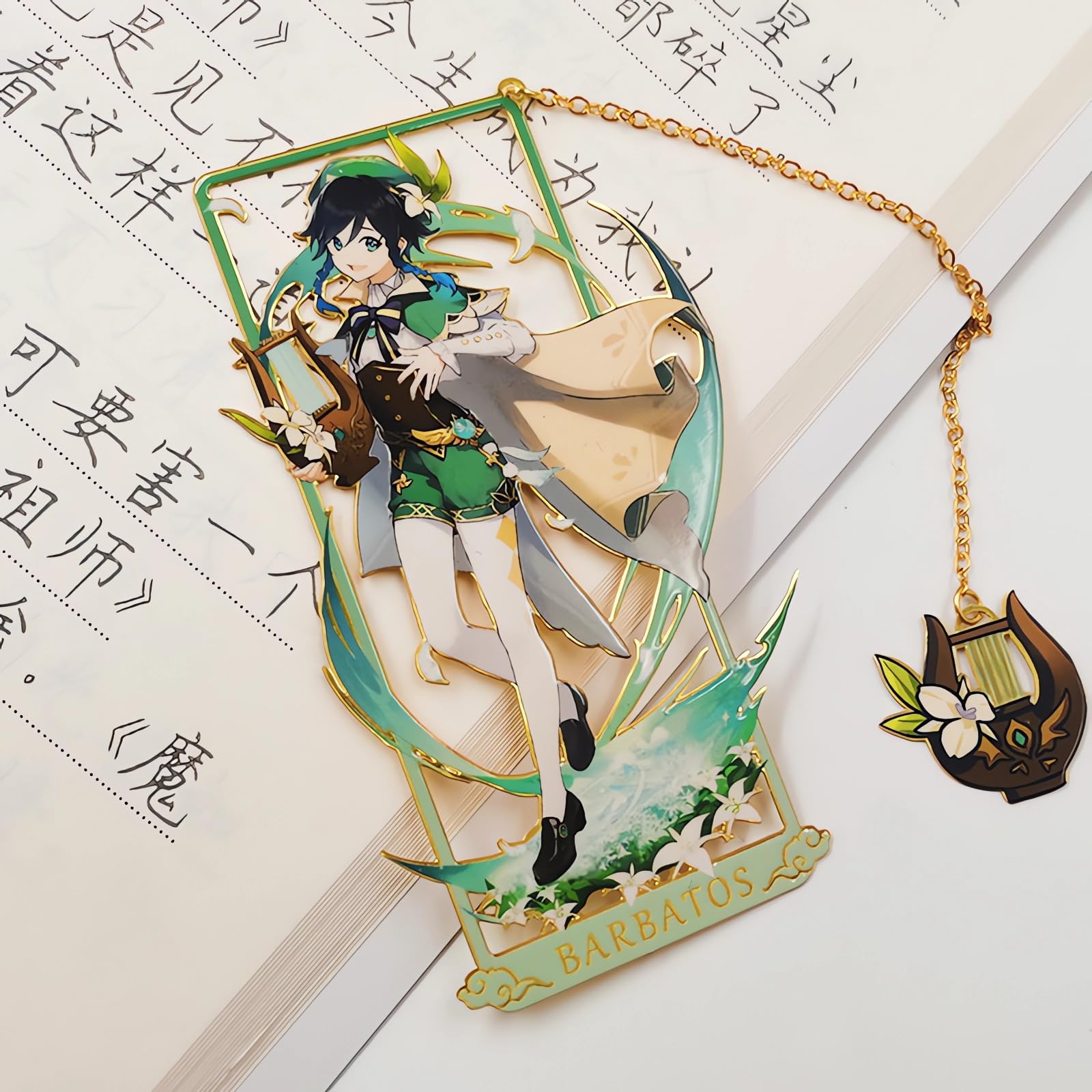 Mua Arataki Itto with Chain Original Genshin Impact Metal Bookmark ...
