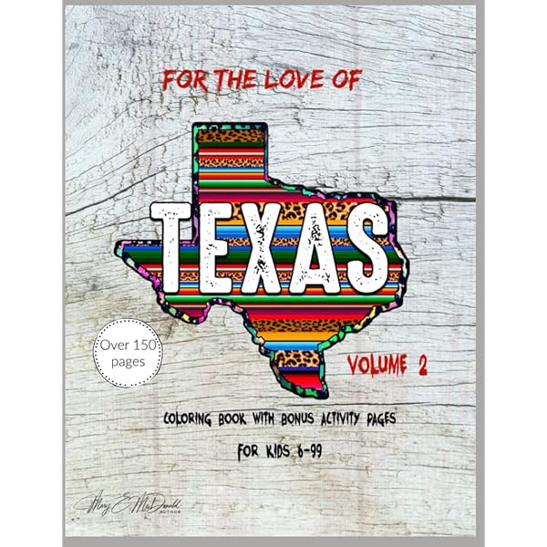 Heart Of Texas Coloring Page