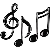 Amazon.com: Beistle Molded Plastic Musical Notes 9 Piece, 4.25"-5.5 ...