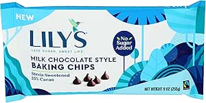 Amazon.com: Lily's Sweets, Milk Chocolate Style Baking Chips, 9 Ounce ...