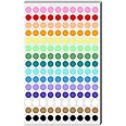 Amazon.com : 3000 Pack - 0.4" Colored Dot Stickers, Small Round Circle ...