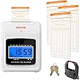 Amazon.com: VEVOR Punch Time Clock, 6 Punches per Day, Time Tracker ...