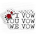 Amazon.com: (3Pcs) I Vow You Vow We Vow Sticker Kindle Book Lover ...