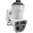 Amazon.com: NOVAPARTS Upgraded Aluminum Oil Cooler Filter Housing ...