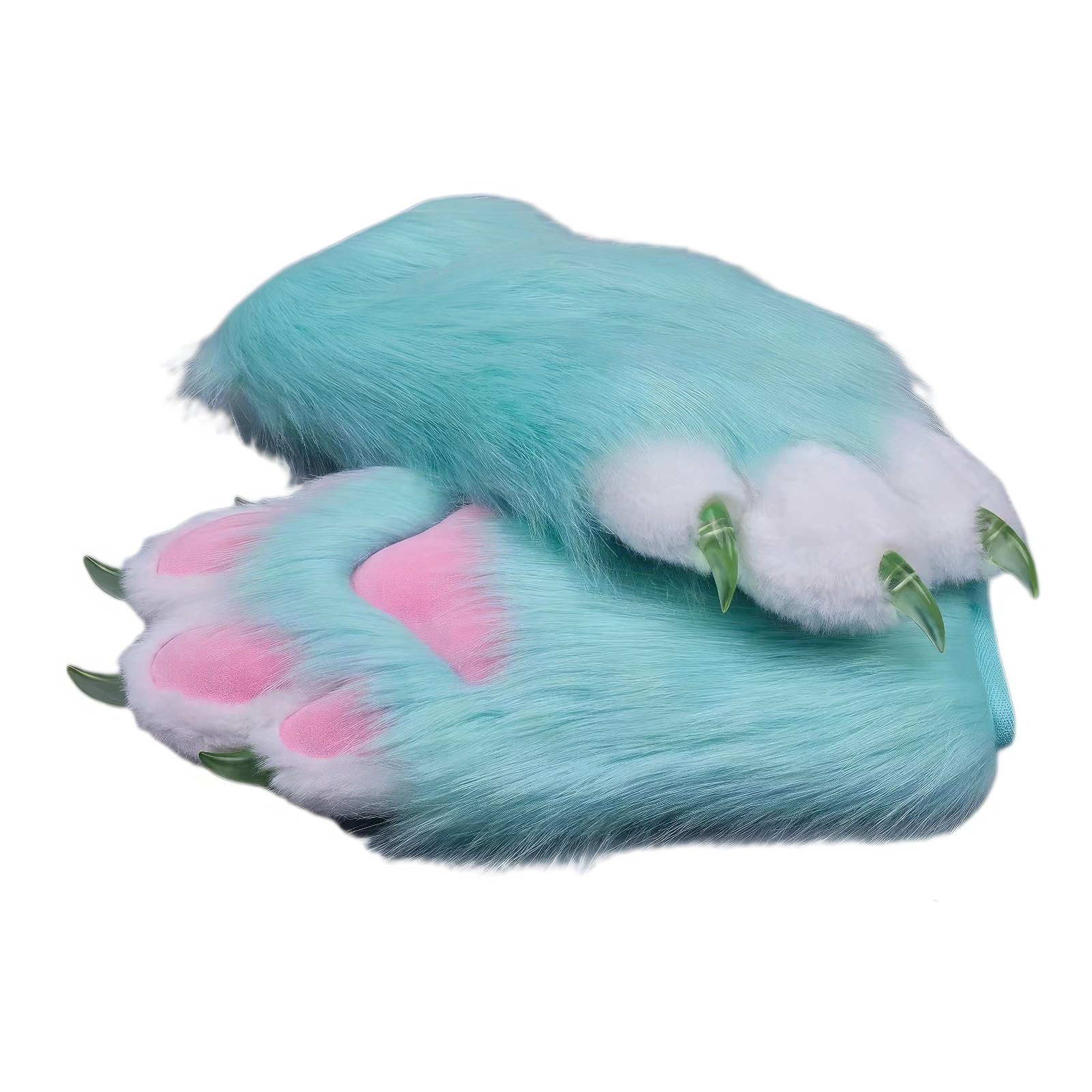 Rolamumu Fursuit KIG Furry Paws, Wearable Cosplay Cat Paws Animal Paws ...