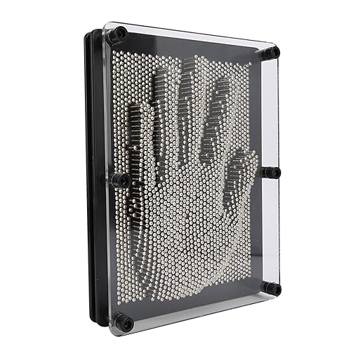 3D Pin Art Board, Large Metal Hand Impression Toy, Classic Pin ...