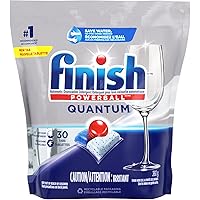 Finish Power Ball Quantum Dishwasher Detergent Pods, No pre sinse ...