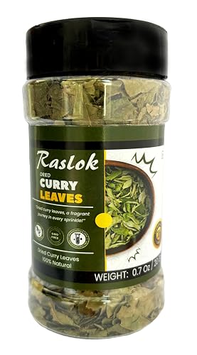 Raslok Dried Curry Leaves (Kari Neem Patha) | 0.7 oz - 20gm | All ...