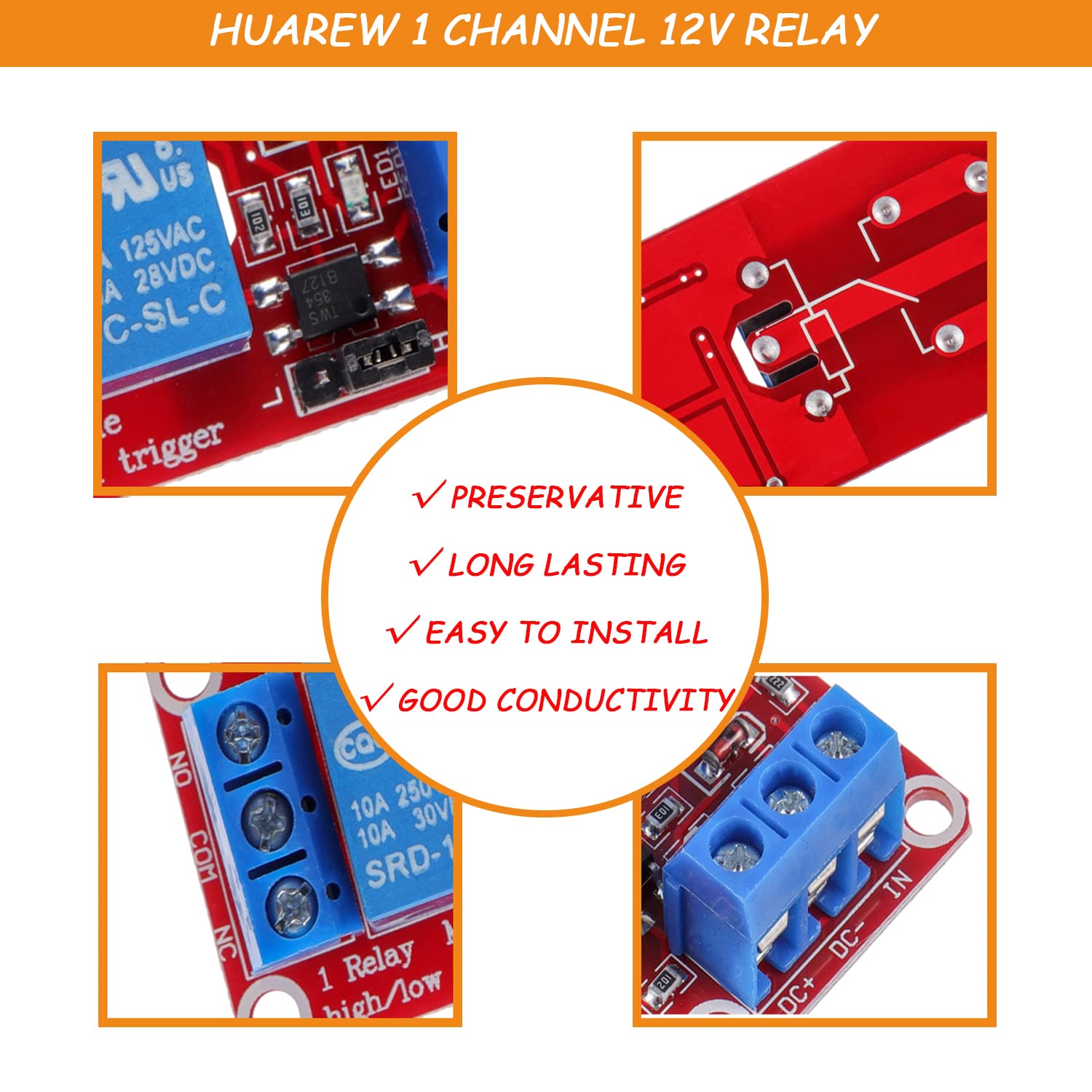 Mua 1-Channel 12V Relay Module with optocoupler Isolation Supports high ...