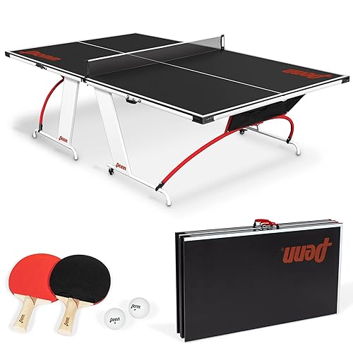 Penn Easy Setup Full Size Table Tennis Table – 100% Preassembled – Sets ...