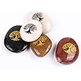 Amazon.com: ROCKIMPACT 12PCS Life Tree Engraved Inspirational Stones ...