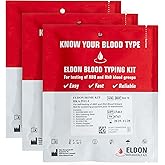 Amazon.com: Eldoncard Blood Typing Kit, 5 Test Pack, Know Your Blood ...