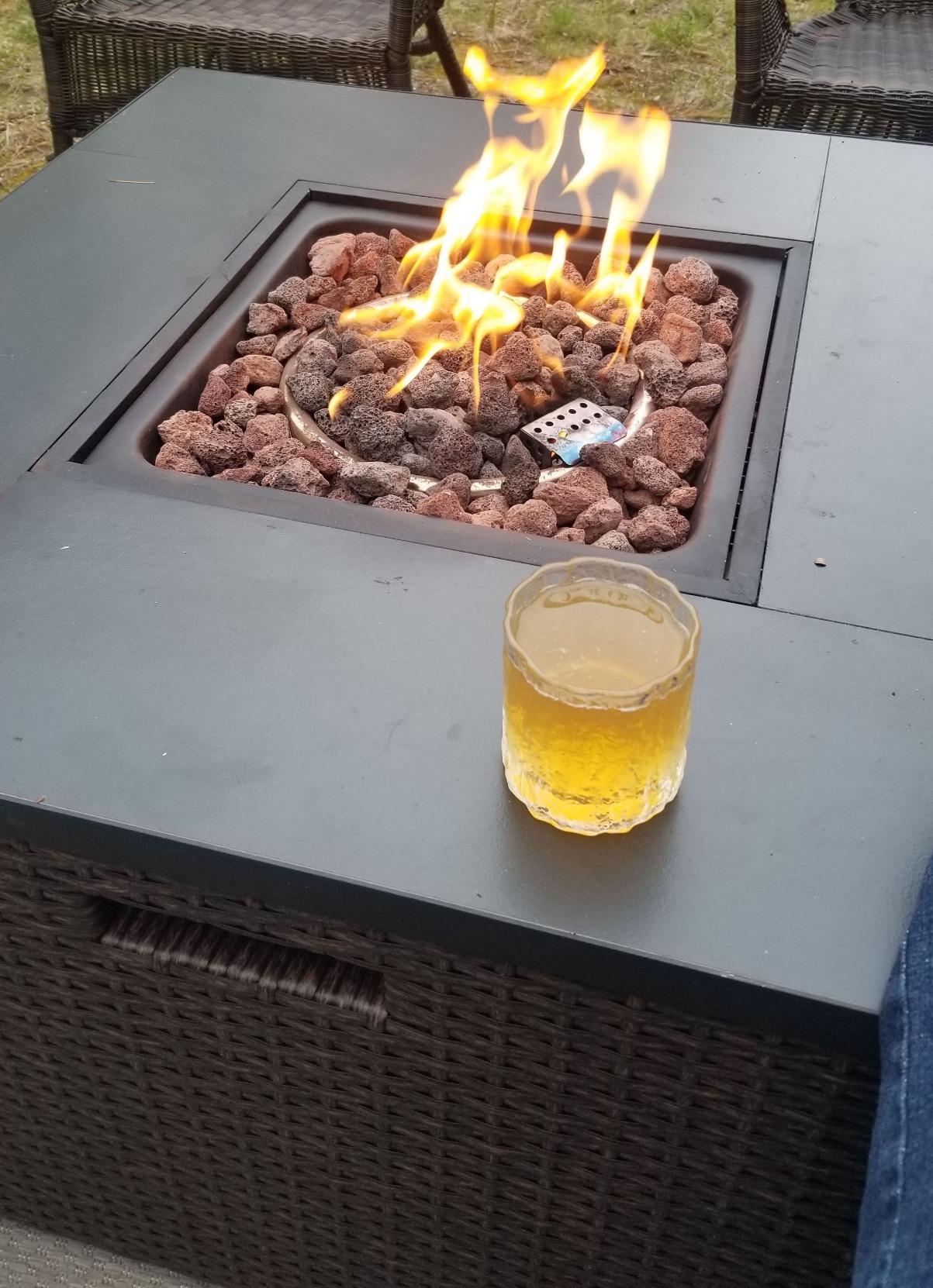 $38/mo - Finance COSIEST Outdoor Propane Fire Pit 32-inch Square ...