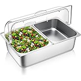 Amazon.com: Ziliny Countertop Food Serving Display Container and Clear ...
