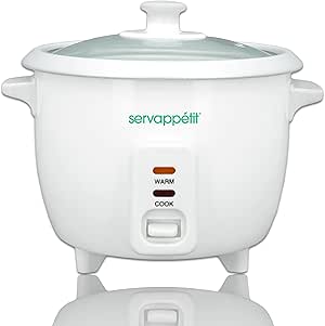 Amazon.com: Servappetit 3-Cup Rice Cooker: Kitchen & Dining