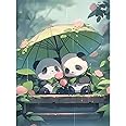 Amazon.com: pvoodire Panda Diamond Painting Kits for Adults,Pandas 5D ...