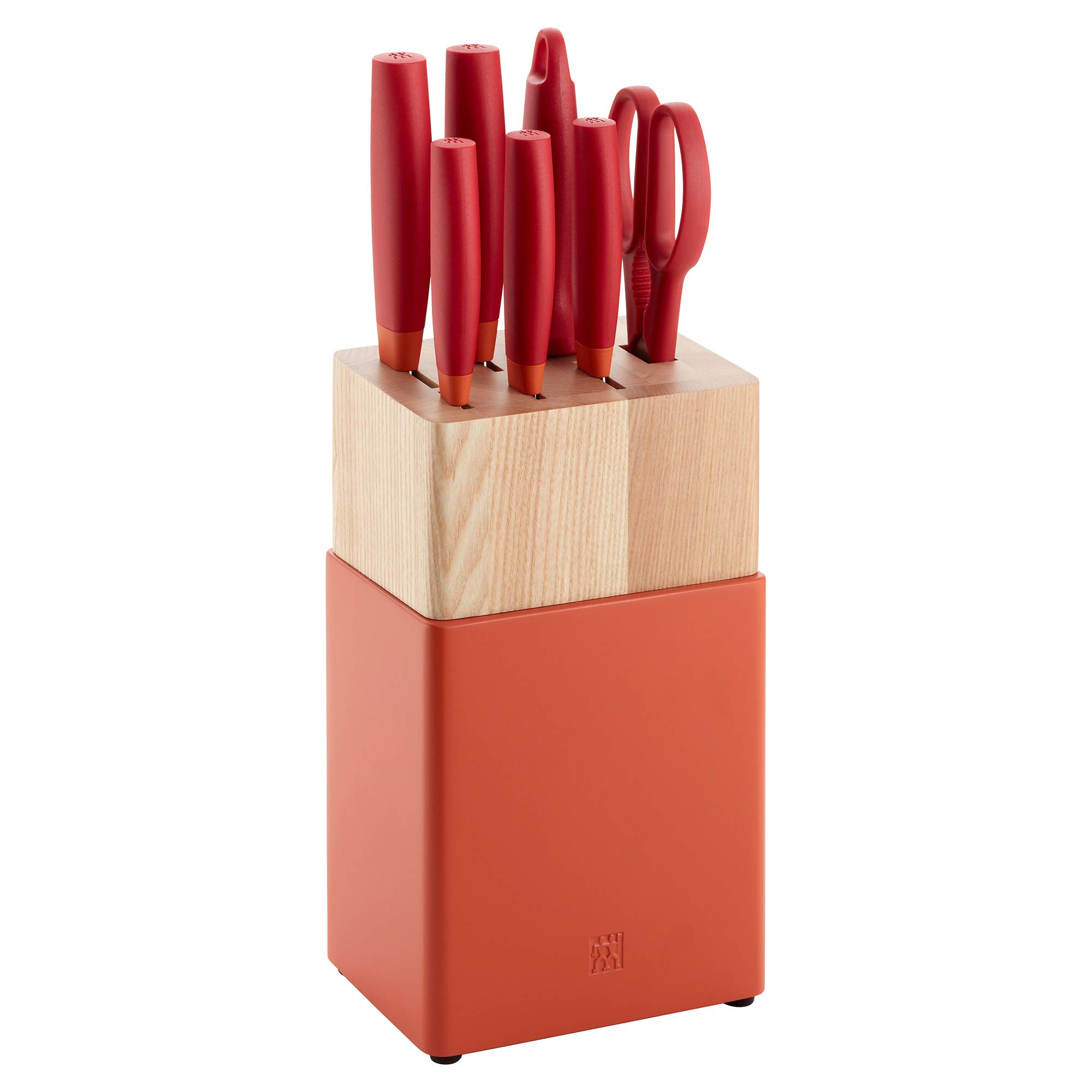 ZWILLING Now S 8-pc Knife Block Set - Grenada Orange for sale | North ...